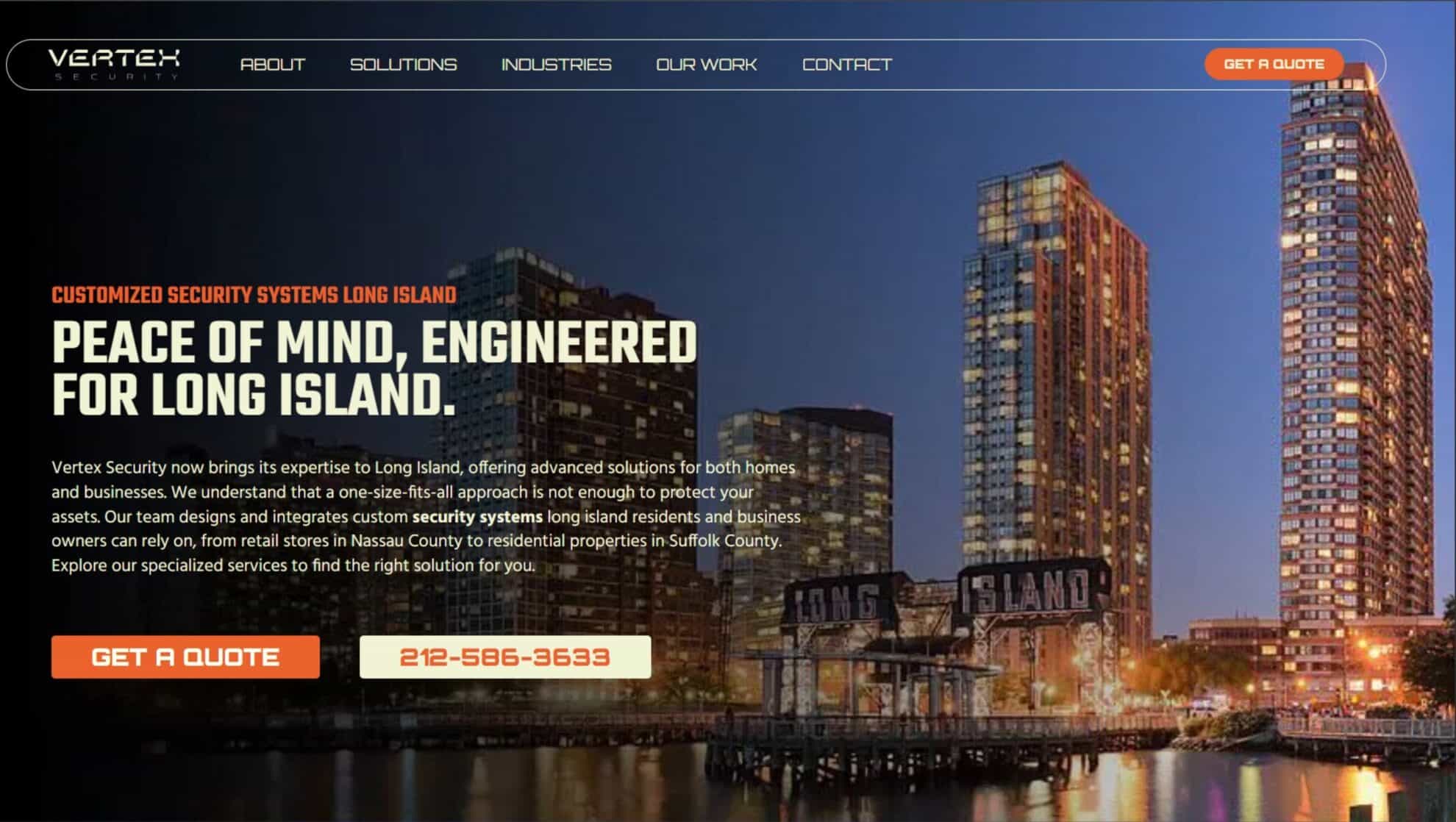 Alarm Systems Long Island | Home & Business | Vertex Security